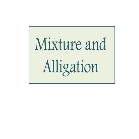Mixture and Alligation-Final.pdf