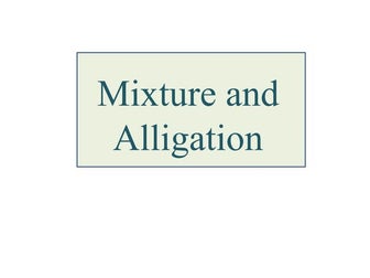 Mixtures & Alligations_CVCORP.pptx