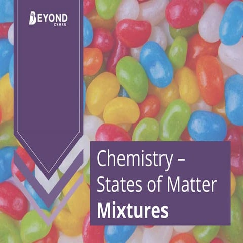 A mixture is a material composed of two or more simpler substances in ...