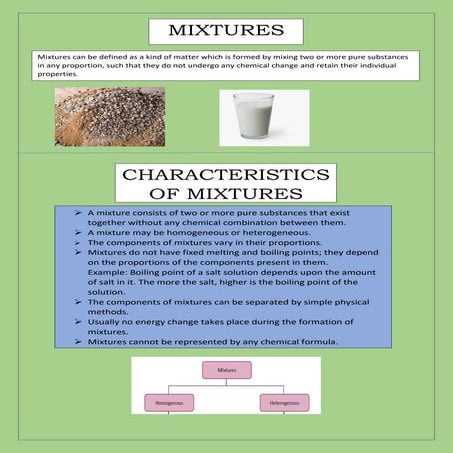 Mixtures and-separation | PDF | Chemistry | Science