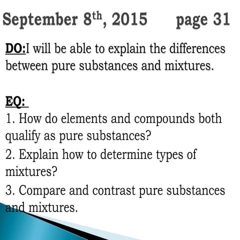 Mixtures and Pure Substances.ppt0987788768768 | PPT
