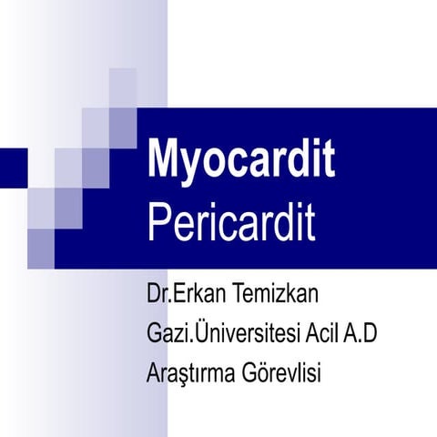 Miyokardit perikardit (fazlası için www.tipfakultesi.org ) | PPT