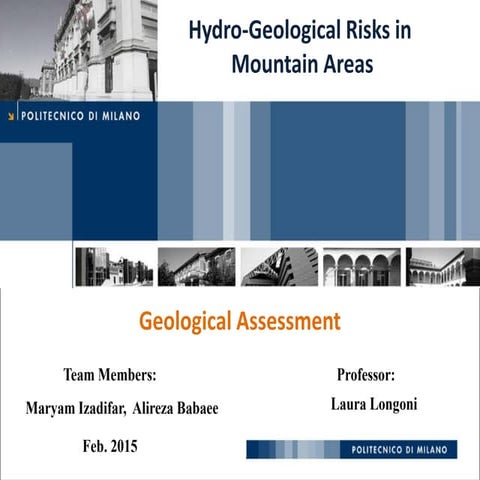 Integrated hydro-geological risk for Mallero (Alpine Italy) – part 1 ...