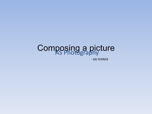 Rules of composition | PPTX
