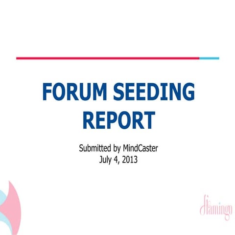 Mjn - forum seeding report phase 3 | PPT