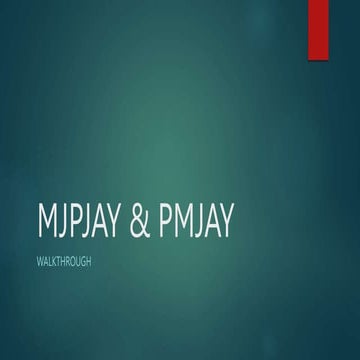 MJPJAY & PMJAY.pptx