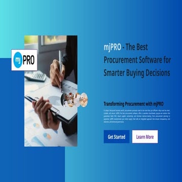 mjPRO -The Best Procurement Software for Smarter Buying Decisions.pptx