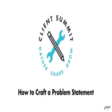 Crafting a Problem Statement | PDF