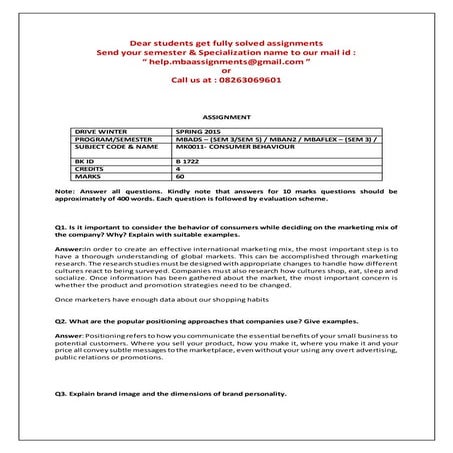 Marketing management | DOCX