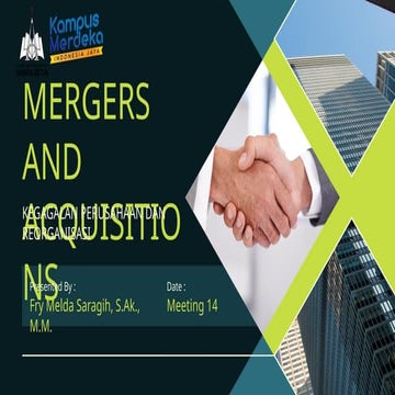 MK 14 - Mergers and Acquisitions_Kegagalan Perusahaan dan Reorganisasi.pptx
