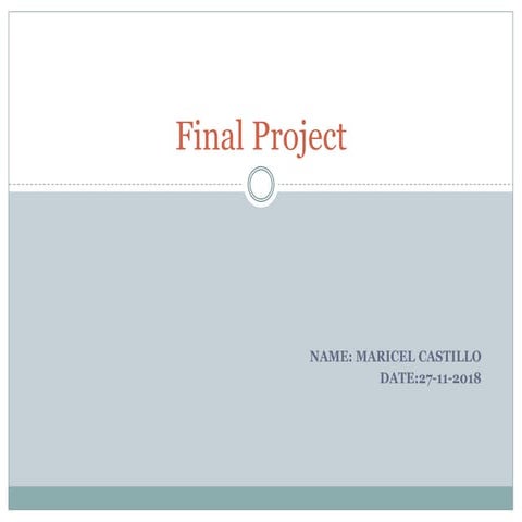 Final project | PPT
