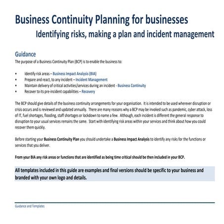 MKC Business Continuity Templates for Business.docx