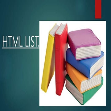 Html list | PPT