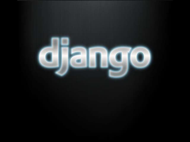 Powerful Generic Patterns With Django Ppt