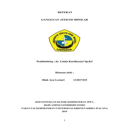 MKH-REFERAT BIPOLAR-DIAH ayu lestari tahun | PDF