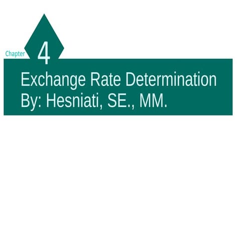 Exchange Rate Determination | PPT