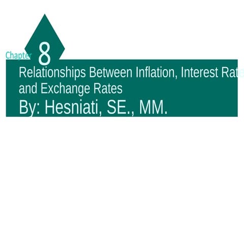 Relationship between Inflation, Interest Rates, and Exchange Rates | PPT