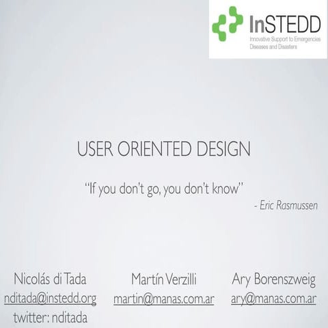 User oriented design | PPT