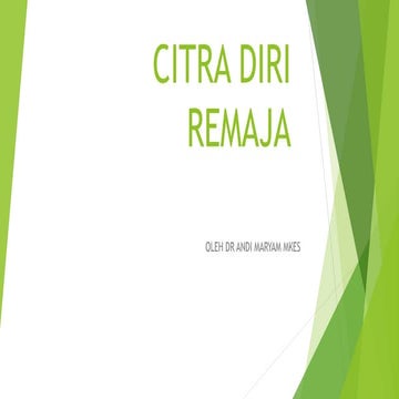 CITRA DIRI REMAJA | PPTX
