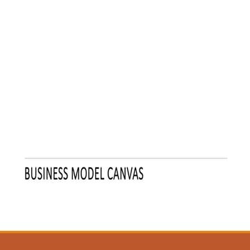 KWU - Start up dengan metoda BMC (Businnes Model Canvas) | PPT