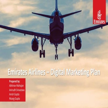 Mkm915 emirates airlines digital marketing campaign | PDF