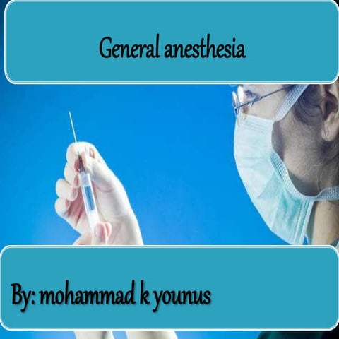 General anesthesia | PPT