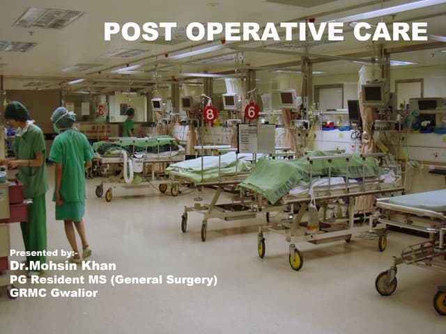 Post op care | PPTX