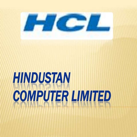 HCL Technology PPT( overview) | PPTX