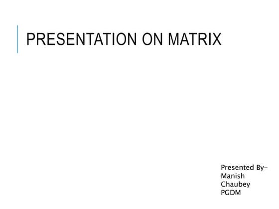 Strategic Management- HOFER’S PRODUCT -MARKET MATRIX and DIRECTIONAL ...