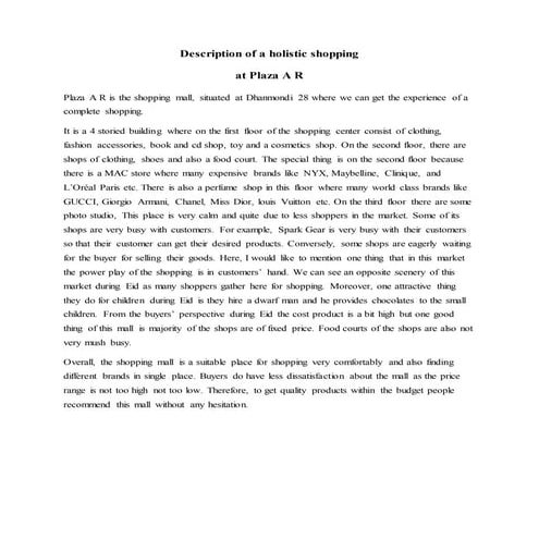 Mkt 201 assignment | PDF