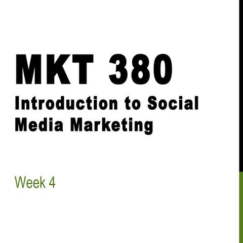 Mkt380week4 | PPT