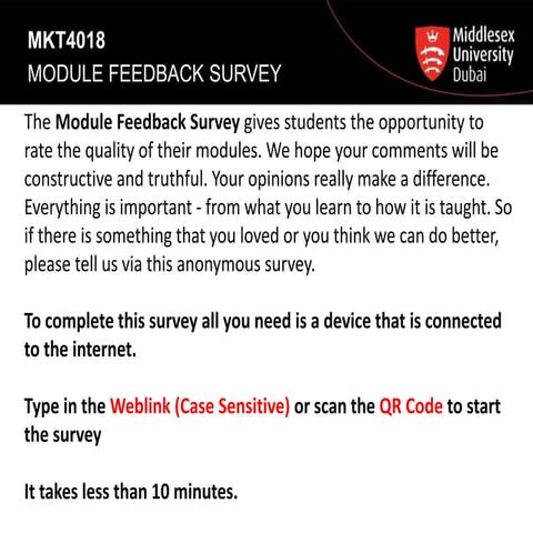 Feedback of the course to understand the quality | PPT