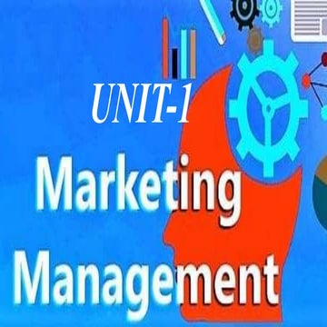 Marketing subject for MBA marketing introduction | PPTX
