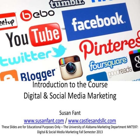 Digital and Social Media Marketing Introduction Updated for 2014 | PPT