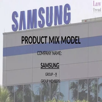 Marketing product mix on samsung brand.pptx