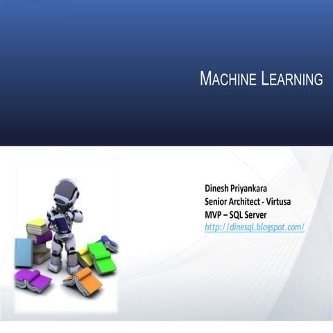 Introduction to Machine Learning Concepts | PPT