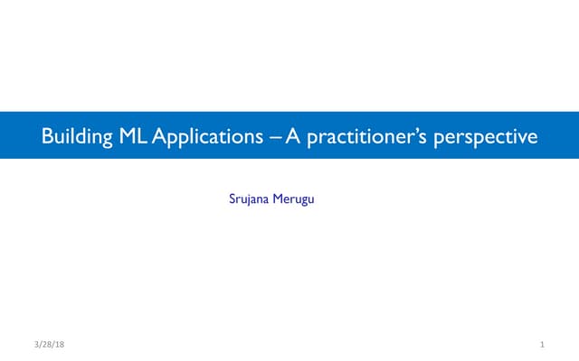 Ml Basics Pdf Computer Software And Applications Computing