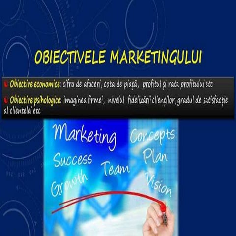 Obiectivele marketingului | PPTX