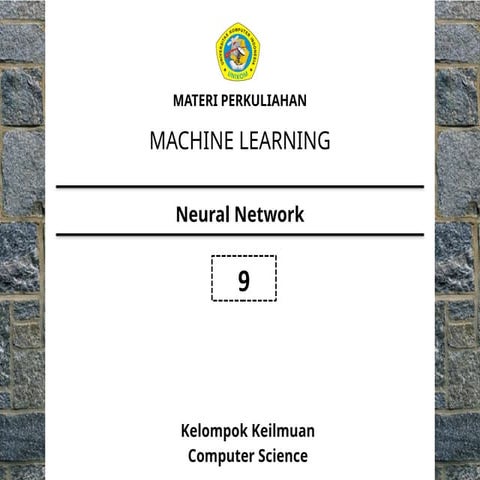 ML 2019-2020 - [08] - Neural Network.pptx