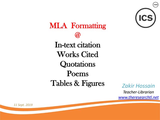 Creating APA 7 Citations in a Power Point Presentation | PPTX | Desktop ...