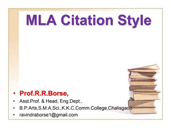 Mla citation.ppt