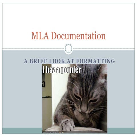 Mla%20 documentation[1] | PPT