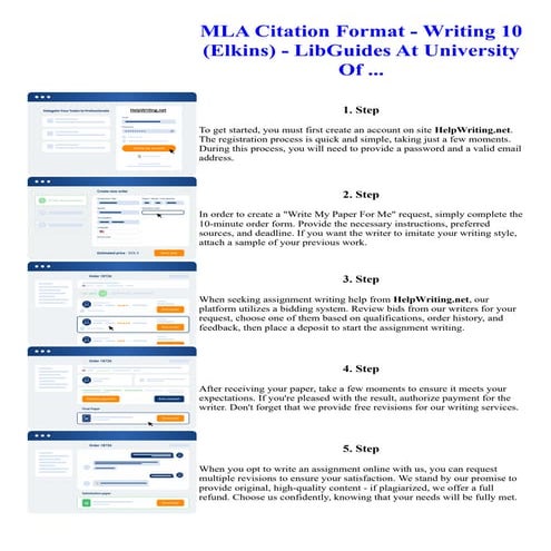 MLA Citation Format - Writing 10 (Elkins) - LibGuides At University Of ...