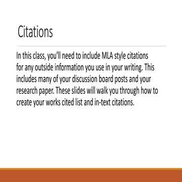 Mla format 2 | PPT