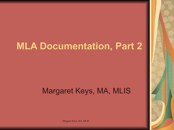 MLA 8th and 9th Edition variations | PPTX | Publishing Industry ...