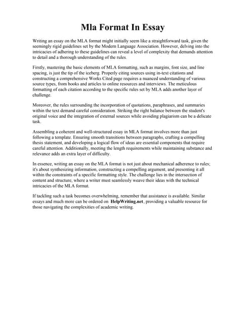 Sample 500 Word Essay | PDF