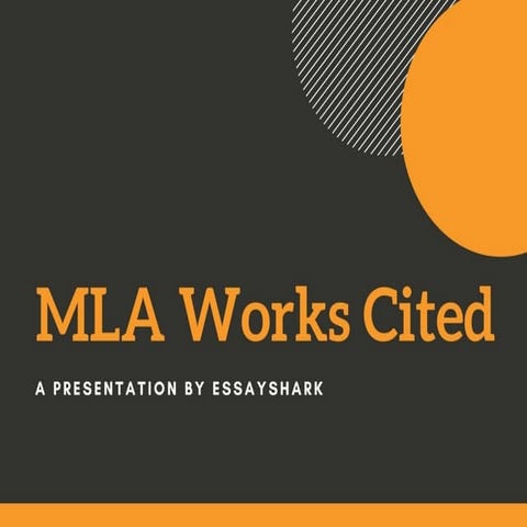 MLA Formatting Style | PPT