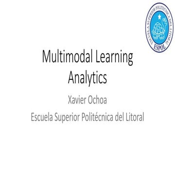 Multimodal Learning Analytics | PPT