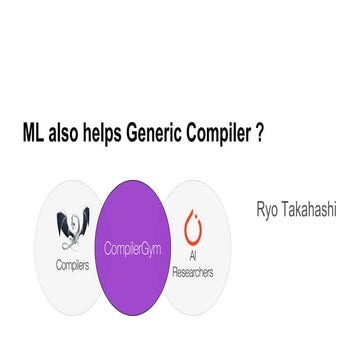 Ml also helps generic compiler ? | PPT