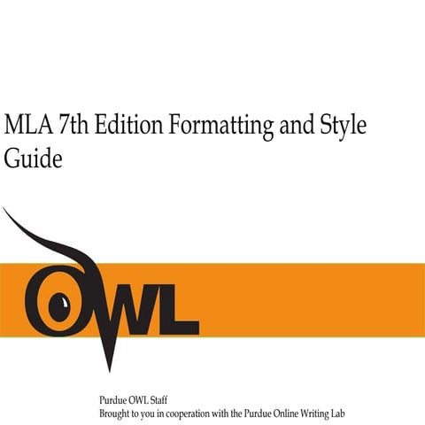 MLA PowerPoint from Purdue University | PPT